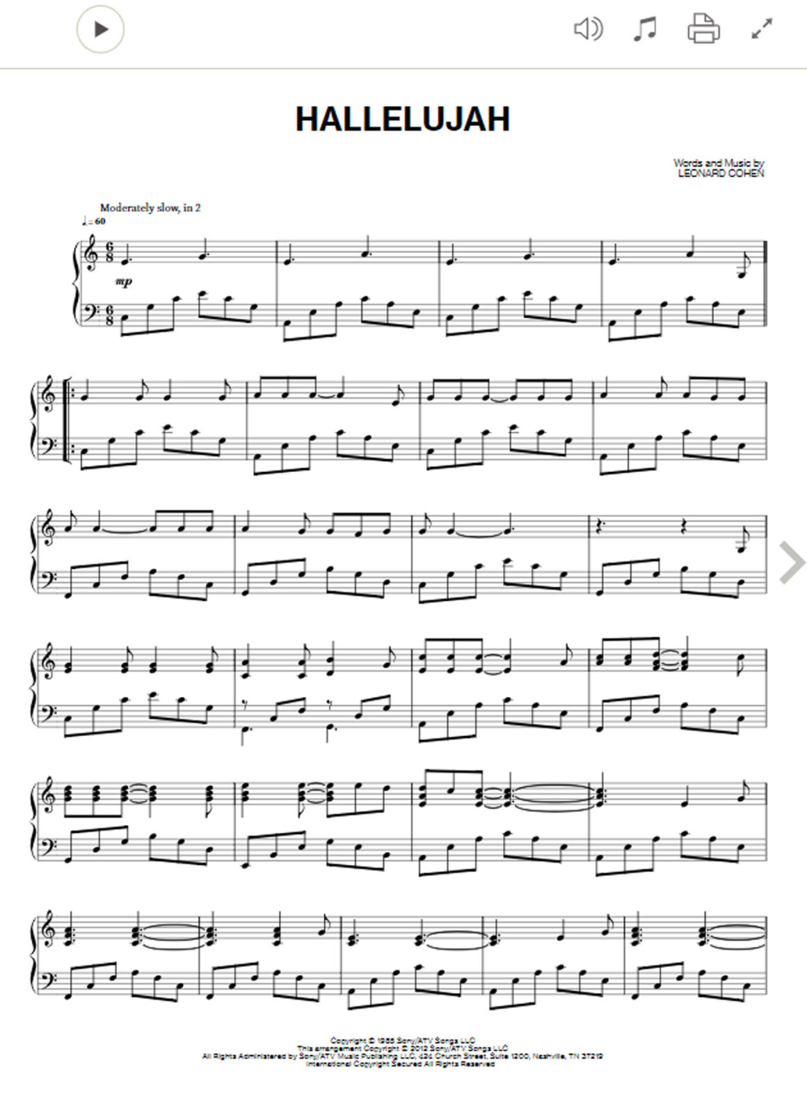 Klaviernoten für die besten Popsongs - E-Piano Test Klaviernoten für die besten Popsongs - E-Piano Test