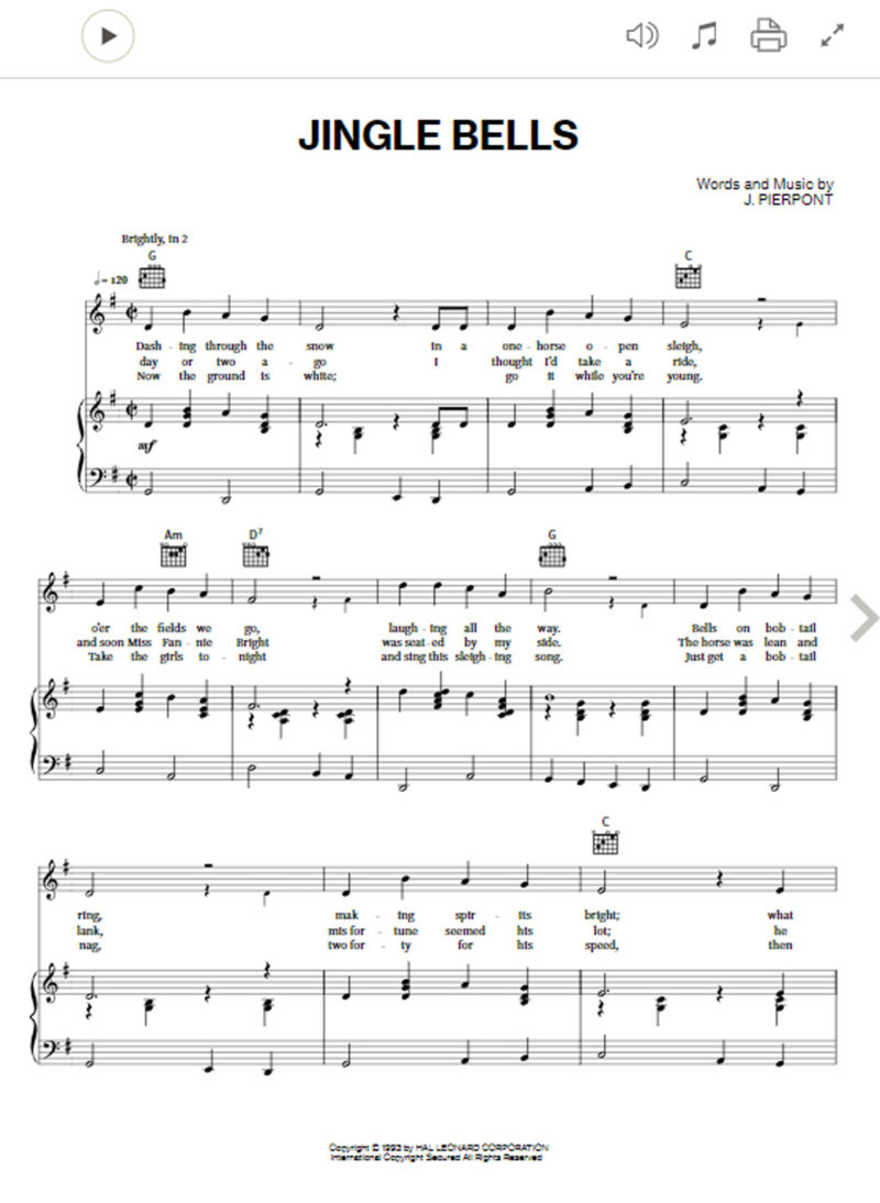Jingle Bells: So findest du einfache Noten fürs Klavier (PDF)