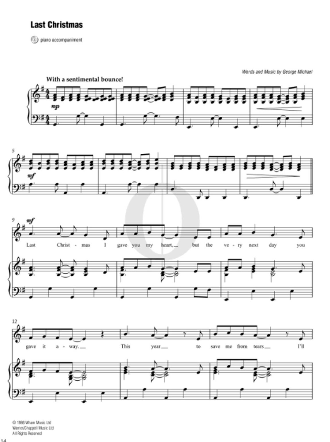 Last Christmas: So findest du einfache Noten fürs Klavier (PDF)