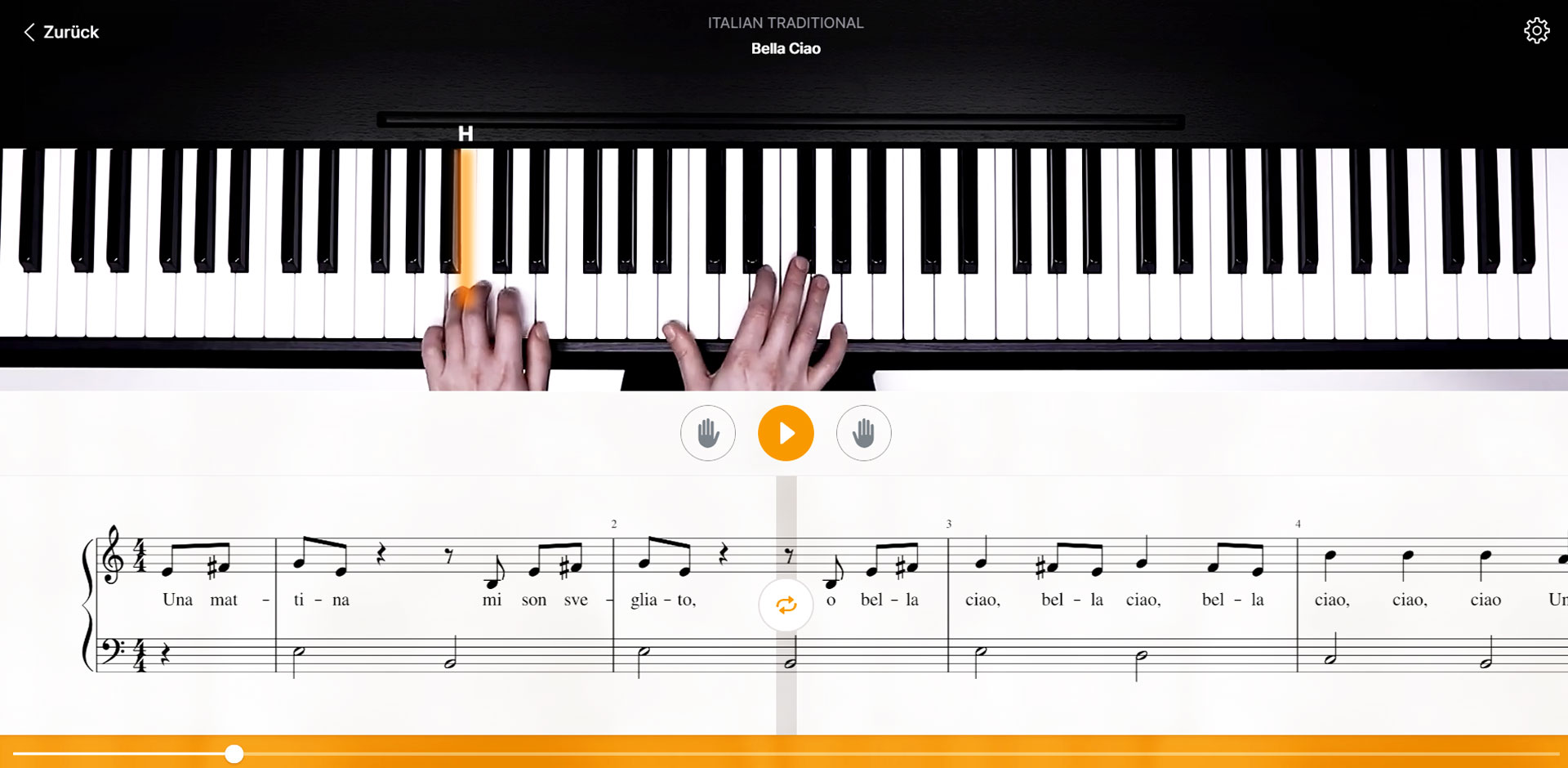 Bella Ciao: Noten für Klavier - leichte Versionen (PDF) Bella Ciao: Noten für Klavier - leichte Versionen (PDF)